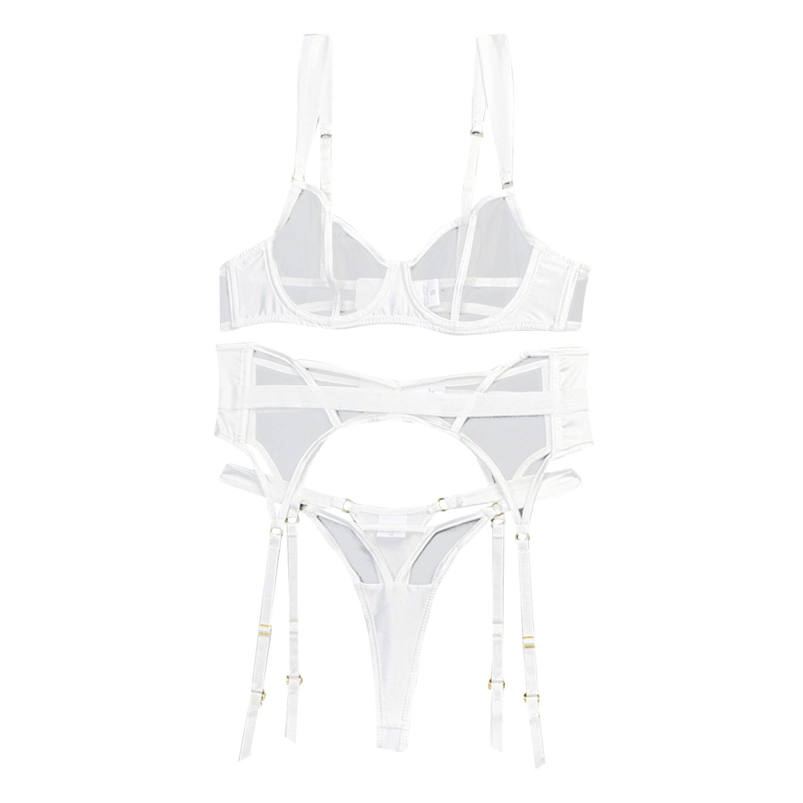 Lingerie For Women Set Women Bra Lingerie Belt Sexy Nightwear Lace Push