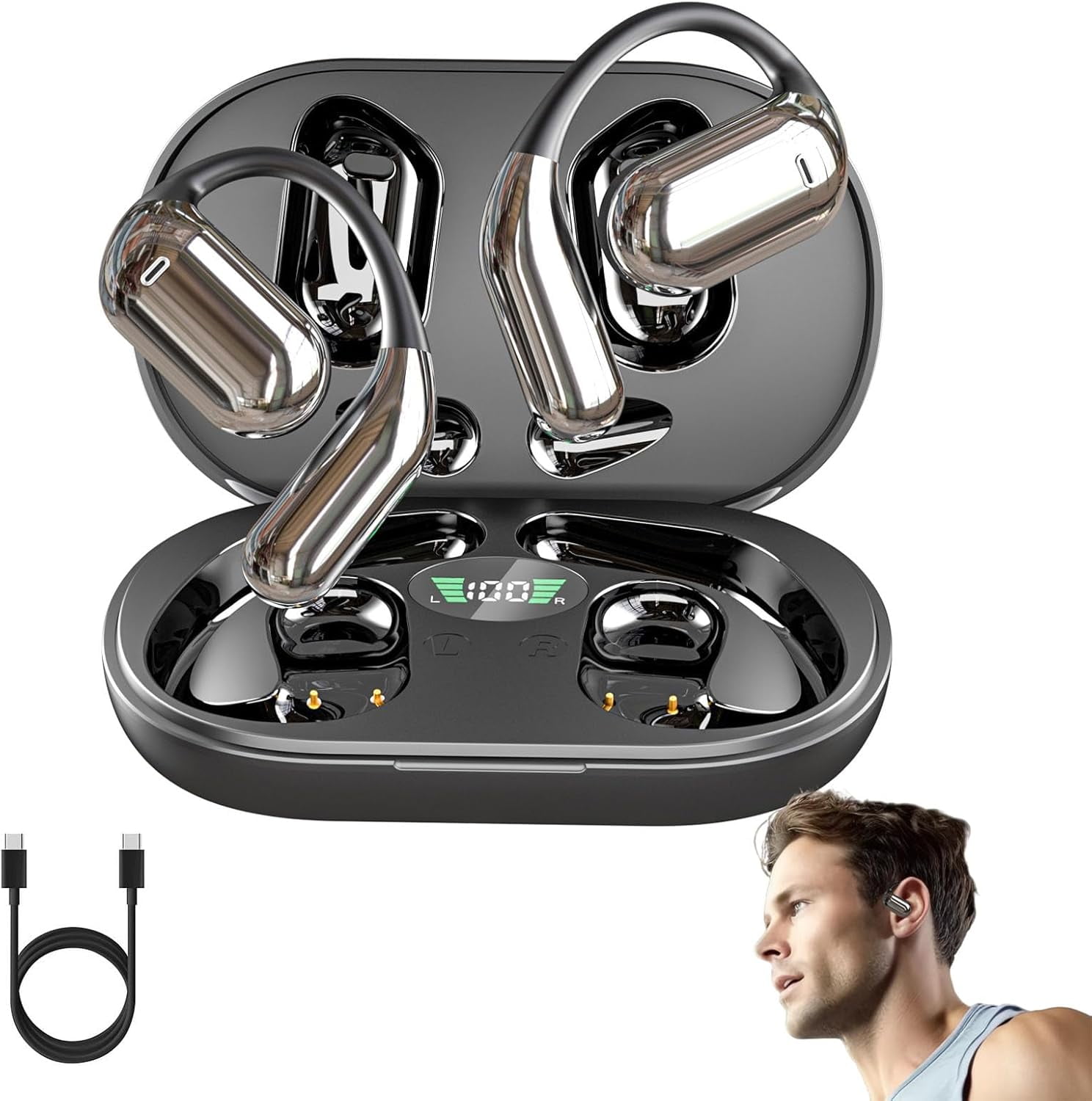 Lingosound Traductor, AI Translation Earbuds Real Time, Wireless ...