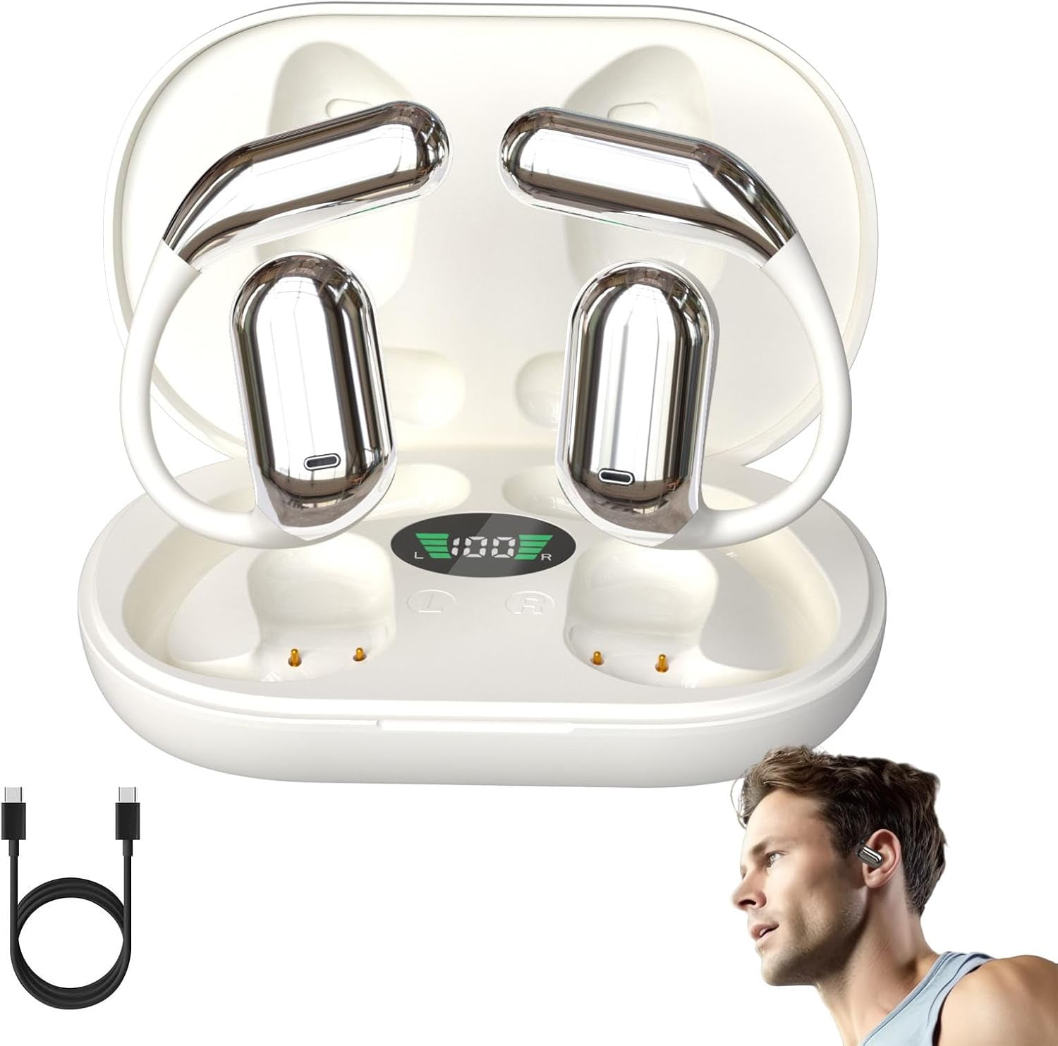Lingosound Traductor, AI Translation Earbuds Real Time, Wireless ...