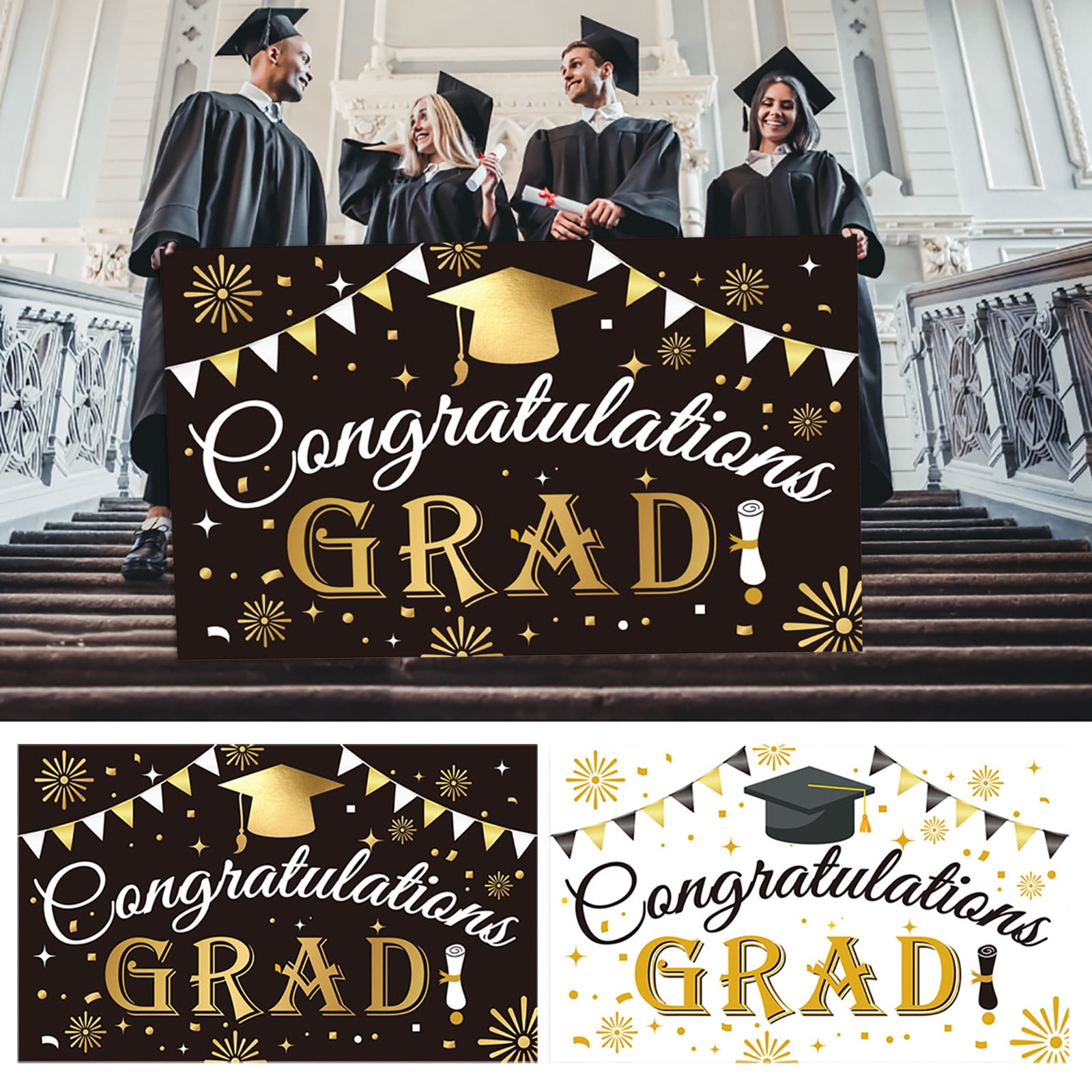 Lingouzi Large Class Of 2022 Graduate Banner Decorations ...