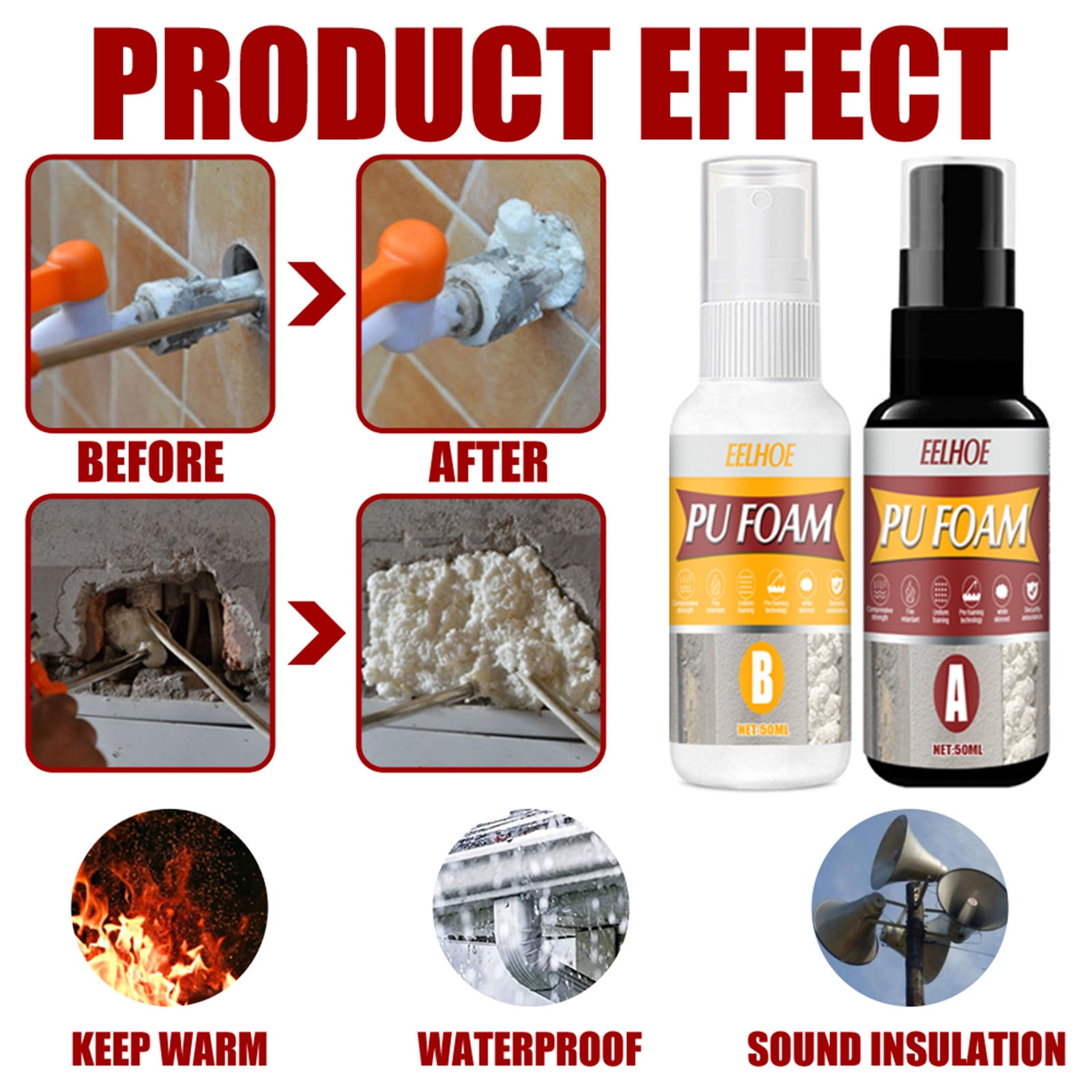 Lingouzi One-component polyurethane foam sealant polyurethane foaming ...