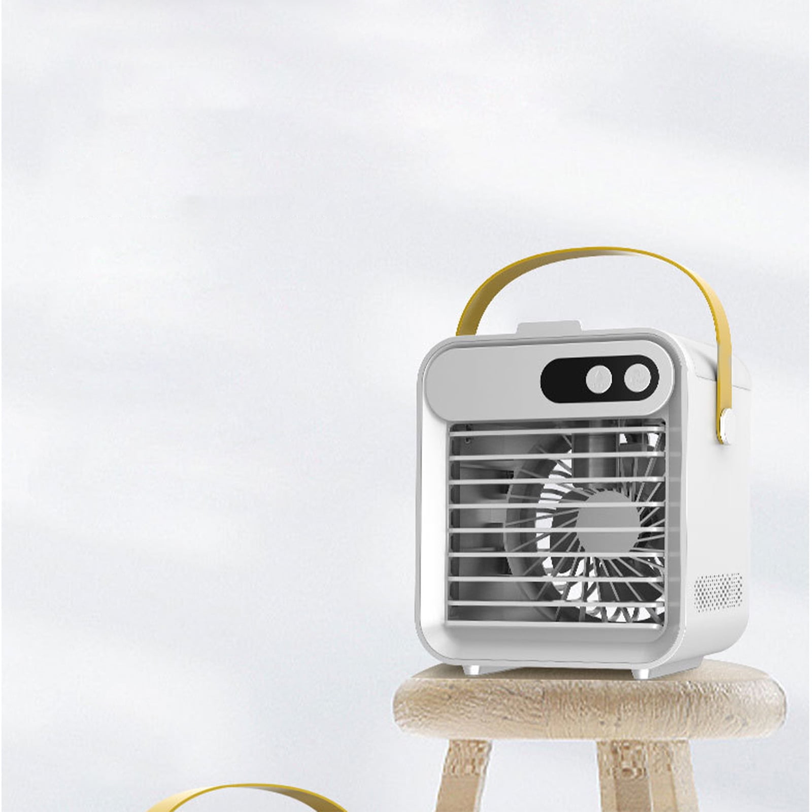 Lingouzi Portable Mini Air Conditioner USB Rechargeable Misting Desk ...