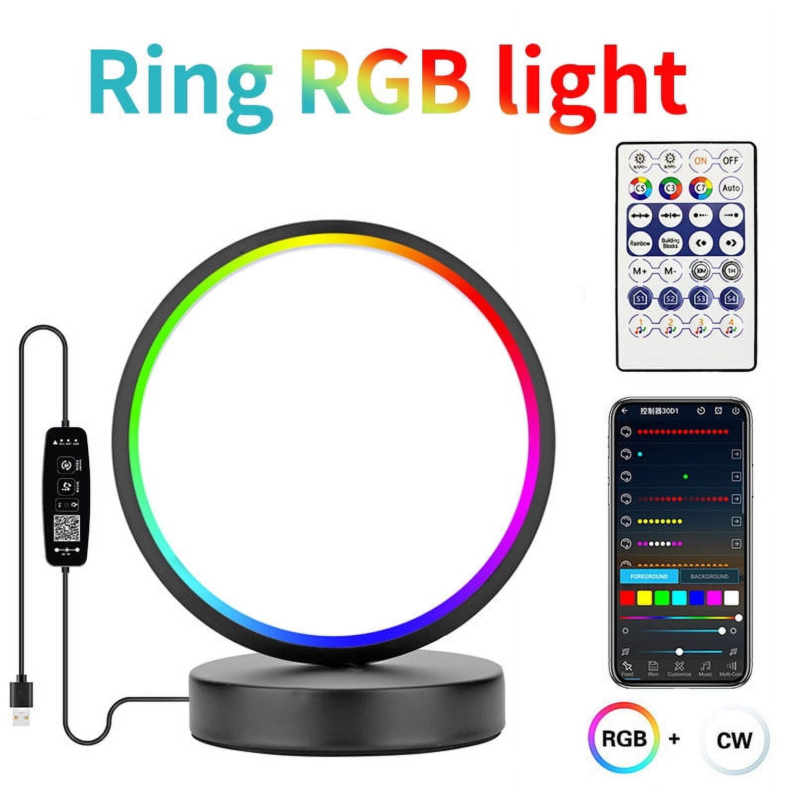 Lingouzi Smart Bluetooth RGB Atmosphere Lamp Bedroom Living Room ...