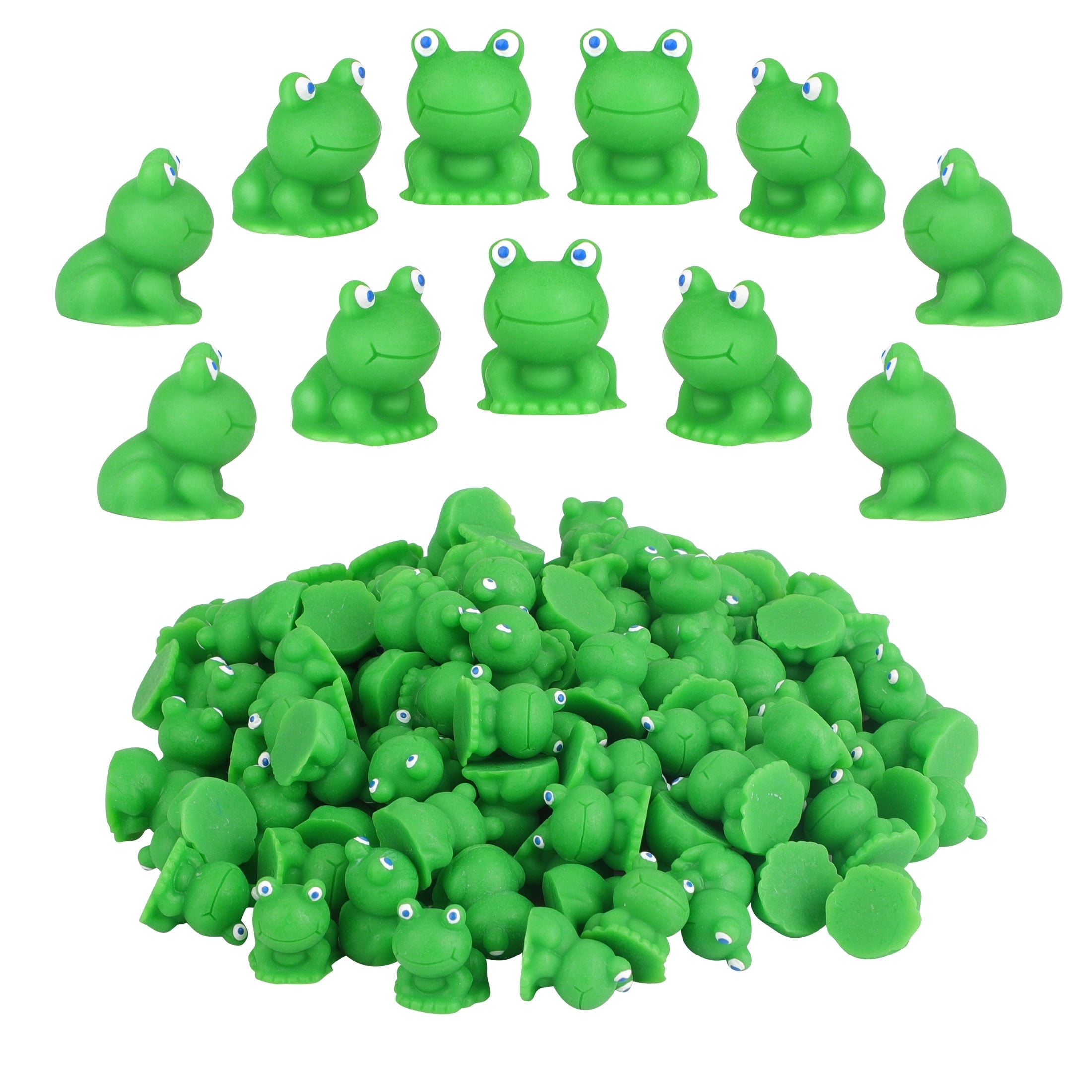 Lingsida 100pcs Mini Frogs Garden Decor, Tiny Plastic Frogs, Miniature ...