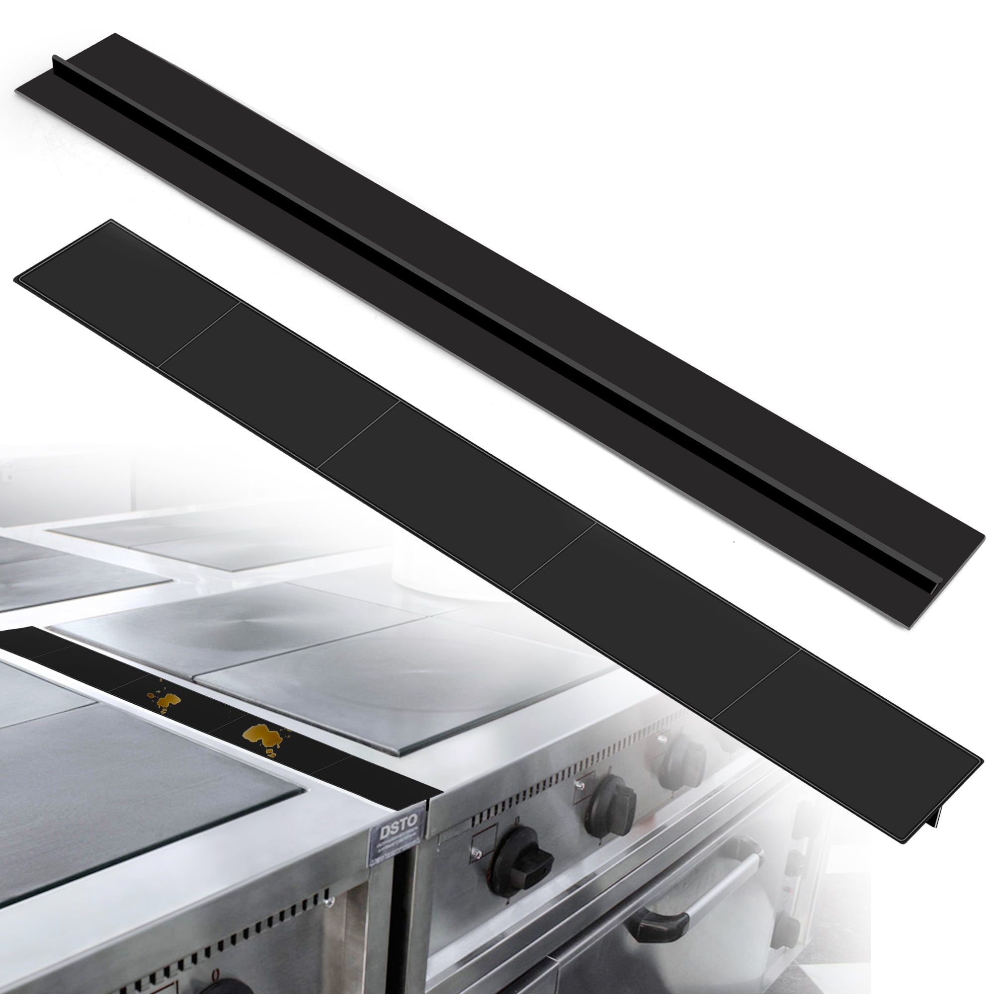 Lingsida 2pcs Silicone Gap Covers, 21" Heat-Resistant Stove Gap Fillers ...