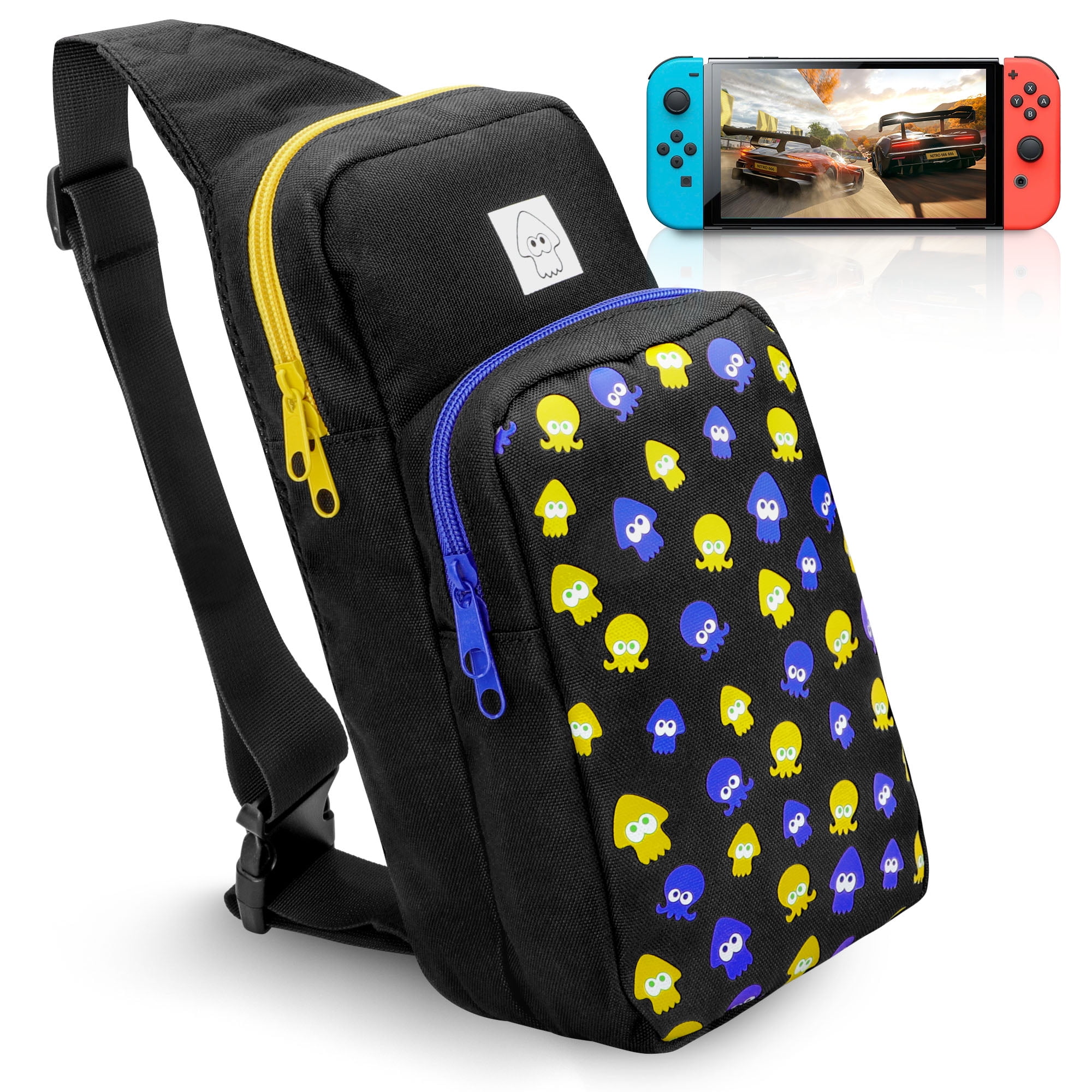 Lingsida Portable Crossbody Electronic Carrying Case for Nintendo ...