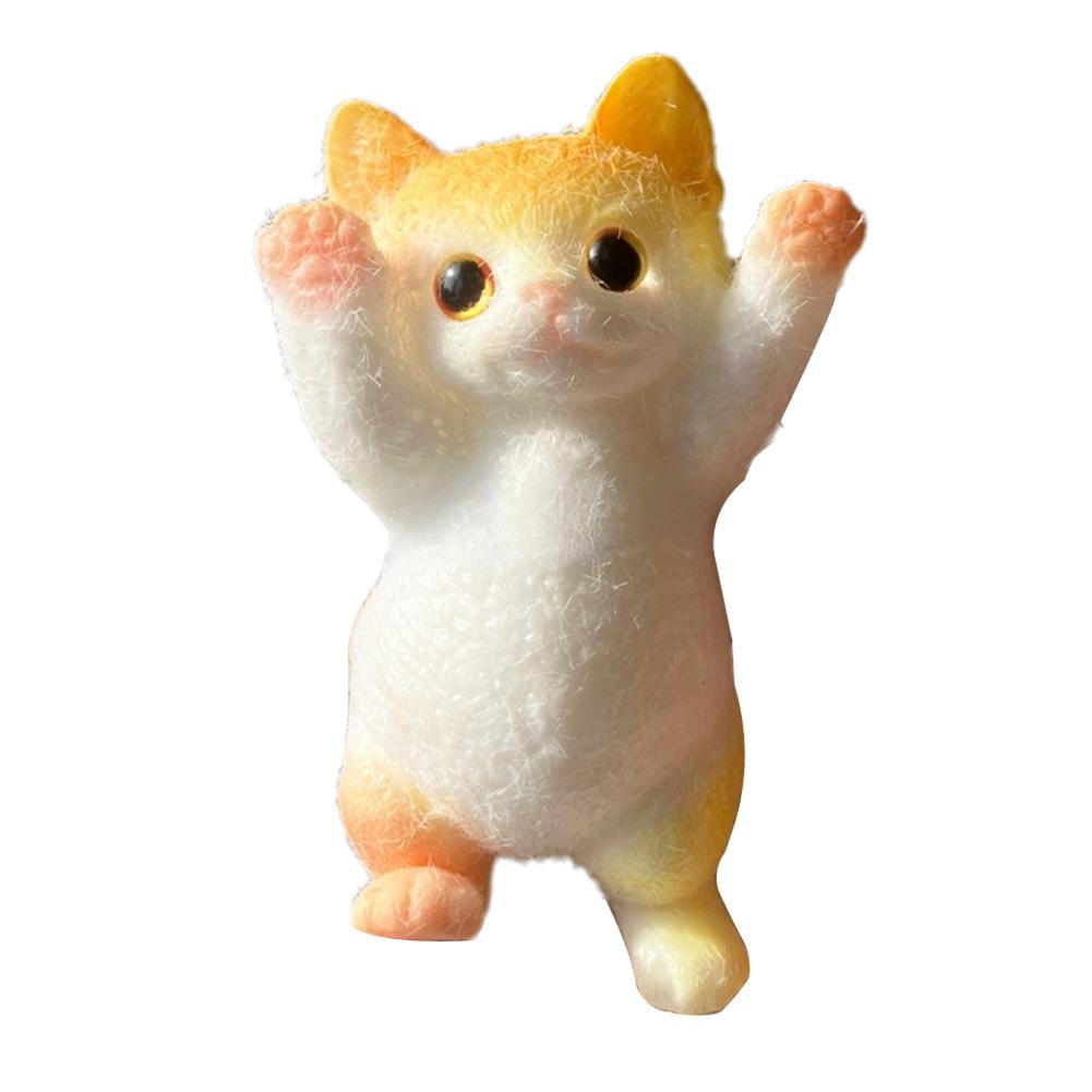 Lingsun Big Restic Cat Cat Squze Toys,Cute Chubby Flfy Cat Squishies ...
