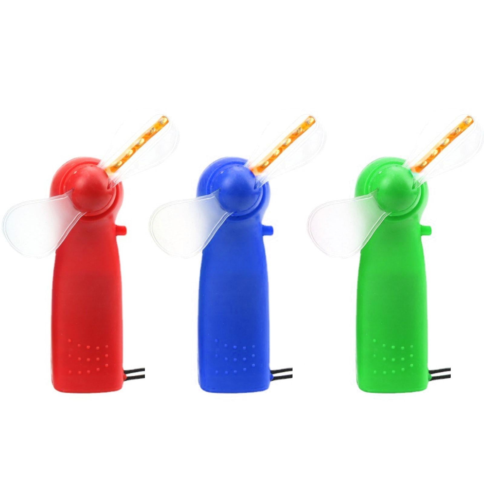 Lingsun Higozy Mini LED Led Glowing Fan Battery Operated Handheld ...