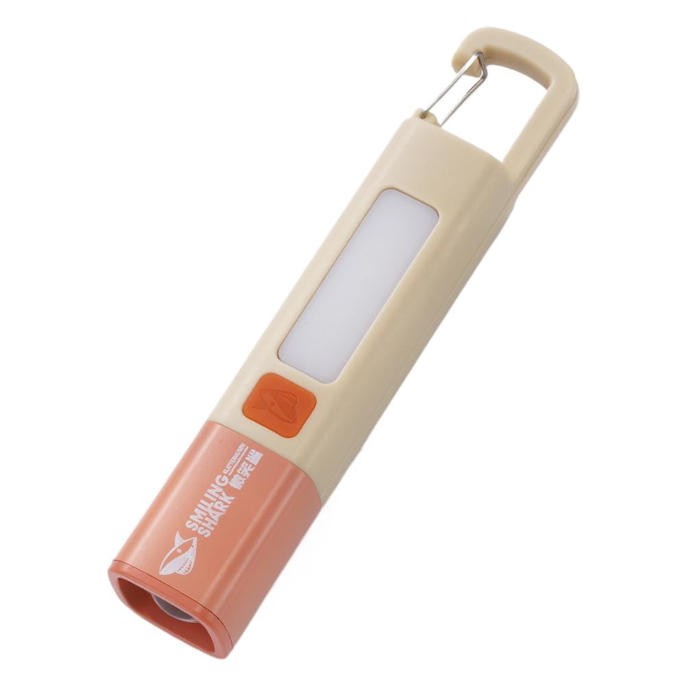 Lingsun LED Torch Light Flashlight with Hook Camping Light Rechargeable ...