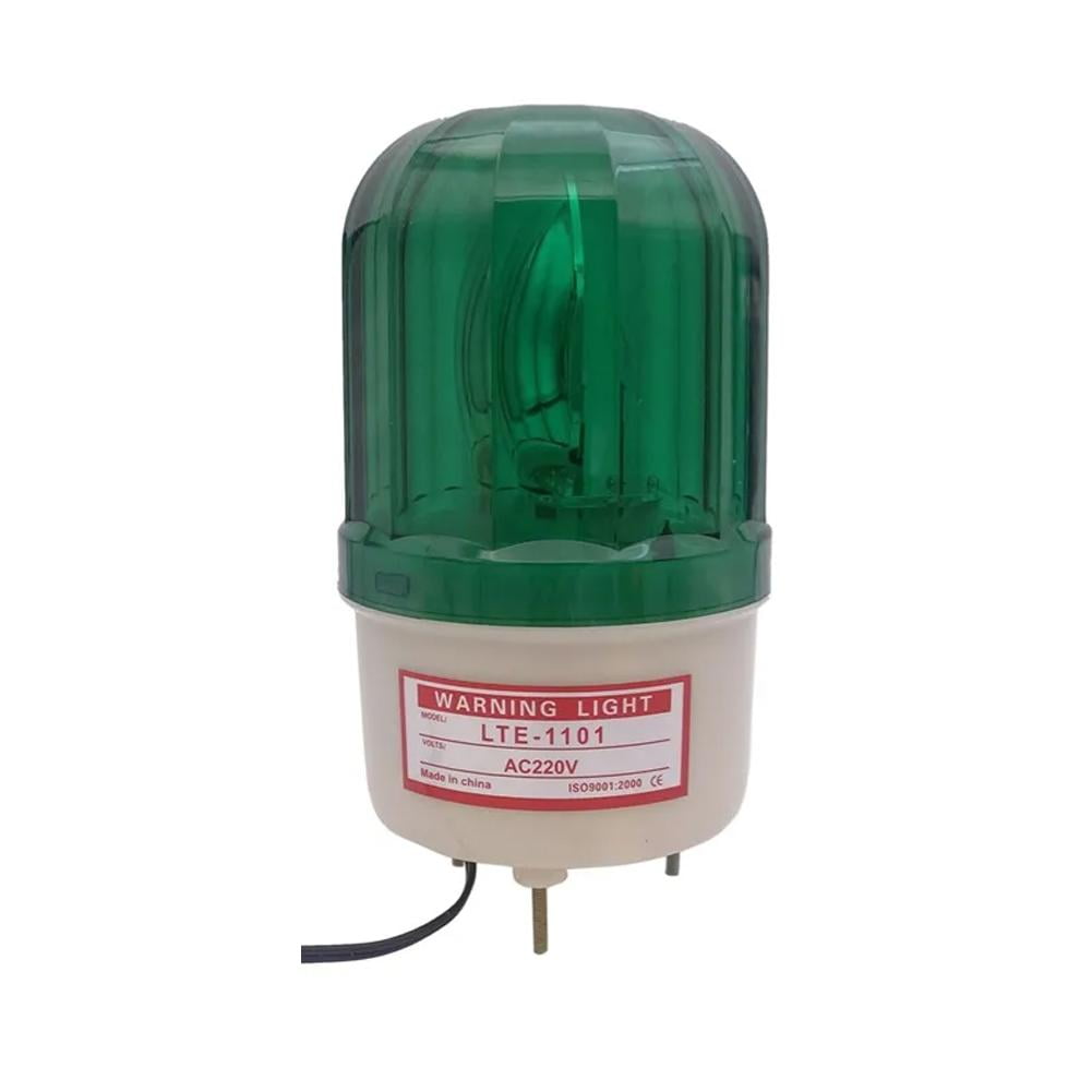 Lingsun ☆LTE-1101J Rotating Warning Light with Buzzer AC110V Industrial ...