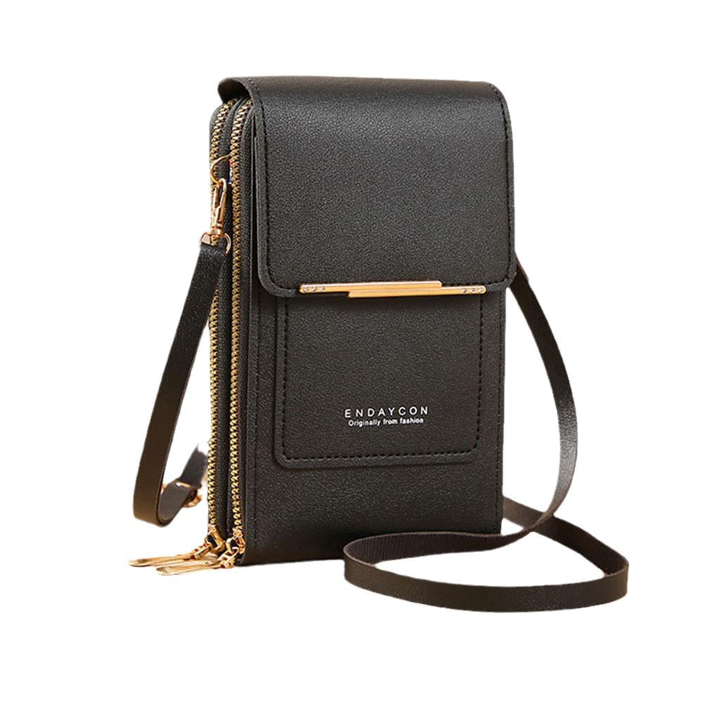 Lingsun RFID Blocking Leather Crossbody Bag for Women, Anti-Theft Small ...