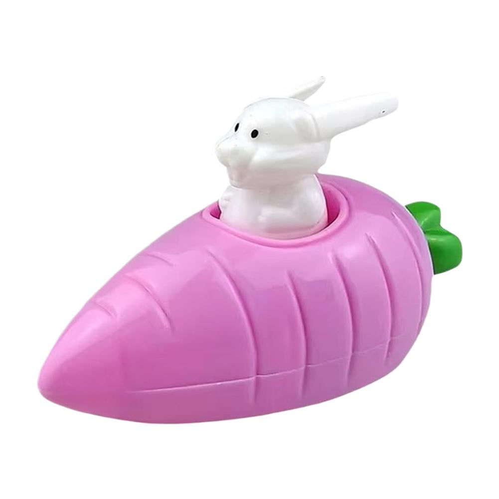 Lingsun Radish Rabbit Pull-ba Car Easter Toys Carrot Cars Driven by ...