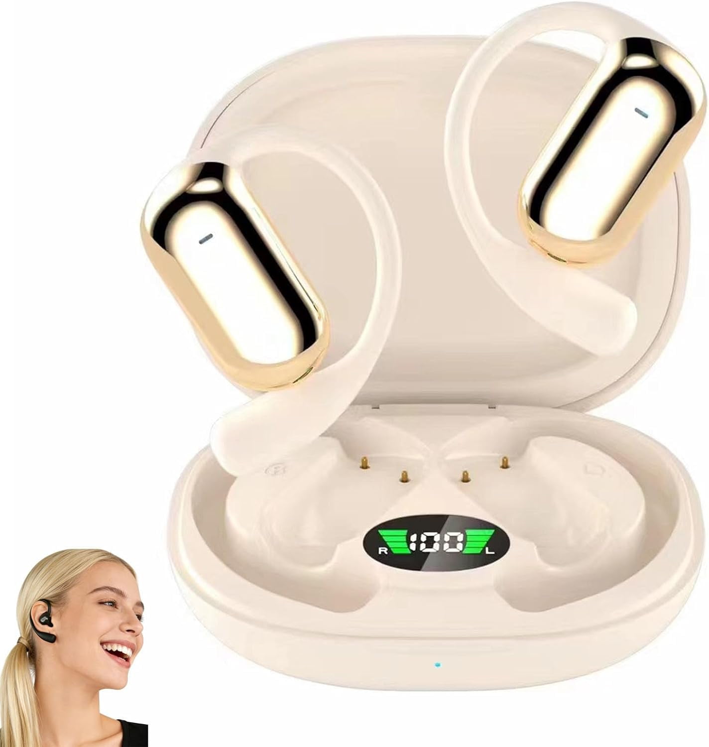 LinguaWave Pro，Real-time AI translation earbuds, 4-in-1 open-ear design ...