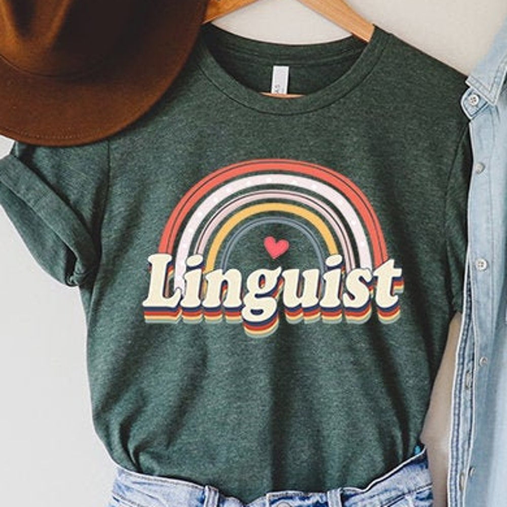 Linguist Shirt, Speech Language Pathologist Gift, Speech Therapy ...