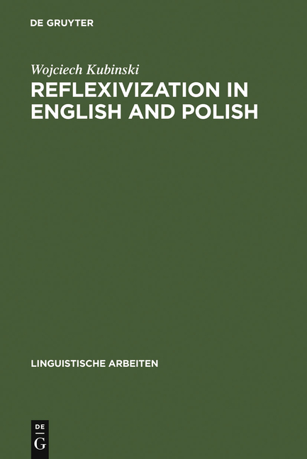 Linguistische Arbeiten: Reflexivization in English and Polish: An ARC ...