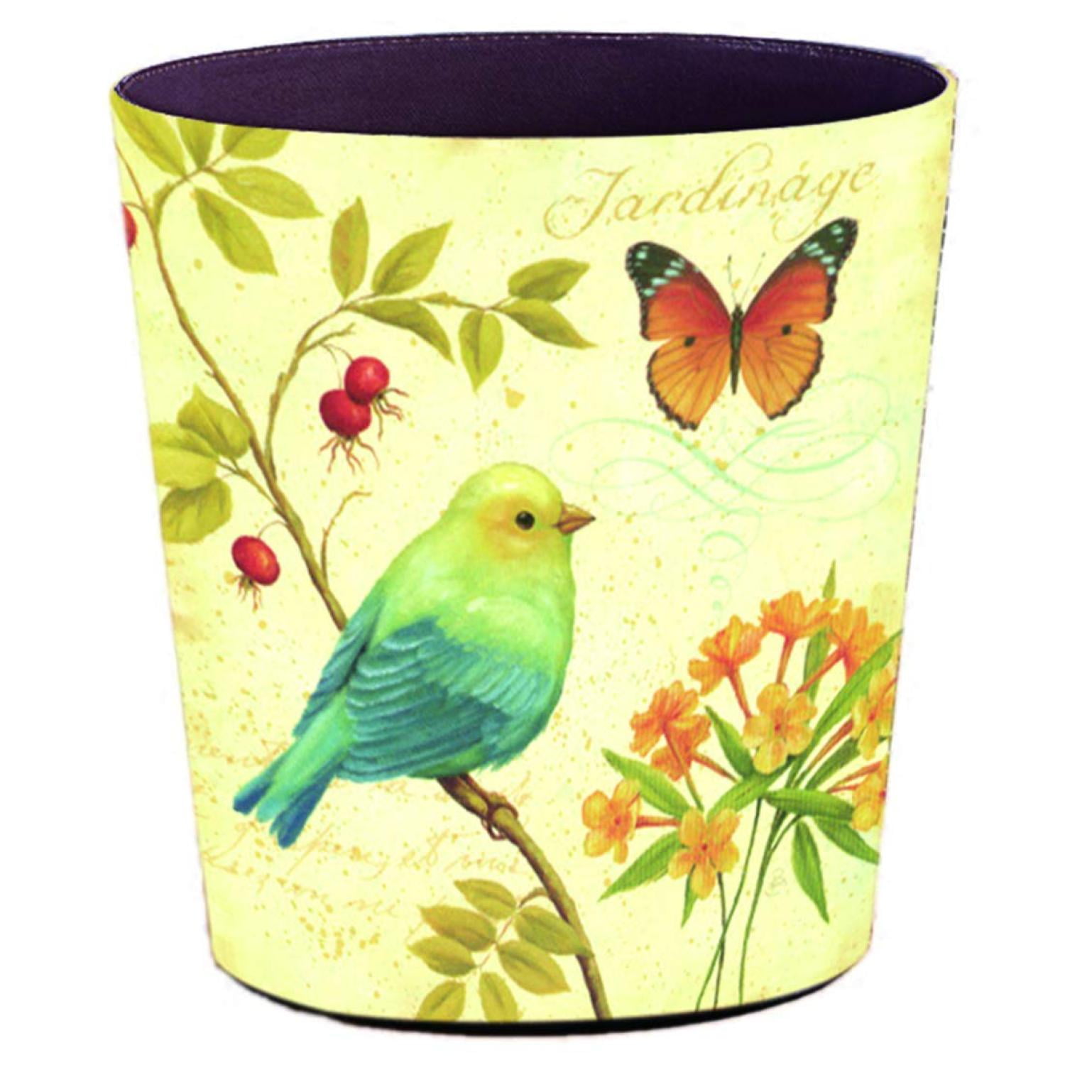 Lingxuinfo Scakbyer Retro Style Small Trash Can Wastebasket, Decorative ...