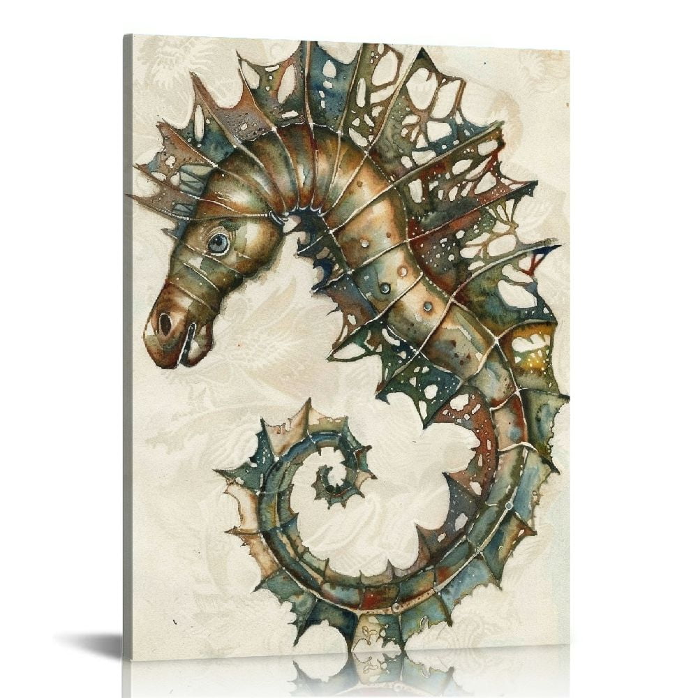 Lingy Bathroom Decor Canvas Wall Art Ocean Theme Canvas Prints Sea ...