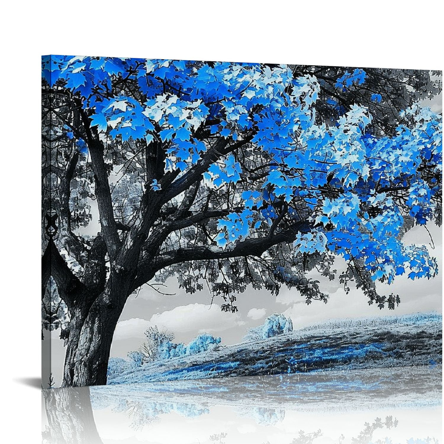 Lingy Black and White Wall Art For Living Room Large Wall Decoration ...