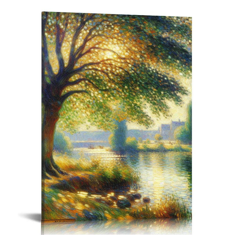 Lingy Canvas Wall Art Antibes Seen from the Salis Garden 1988 by Claude ...