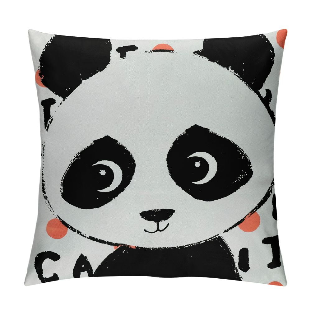 Lingy Just A Girl Who Loves Pandas Throw Pillow Cover, Panda Bear Gifts ...