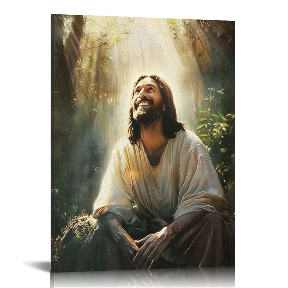 Lingy Laughing Christ, Christ's Smile, Jesus Portrait, Jesus art, Jesus ...
