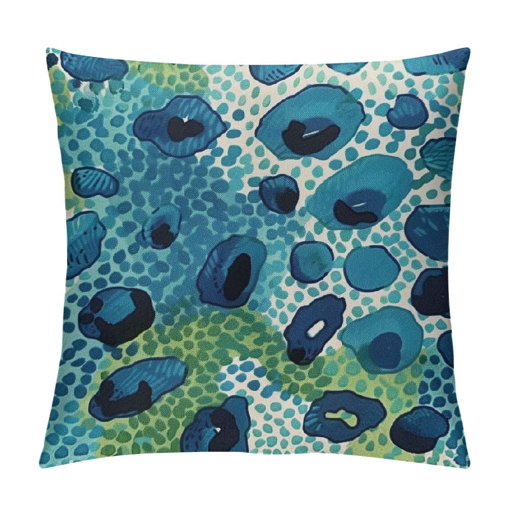 Lingy Leopard Skin Pillow Covers Animal Background Watercolor ...