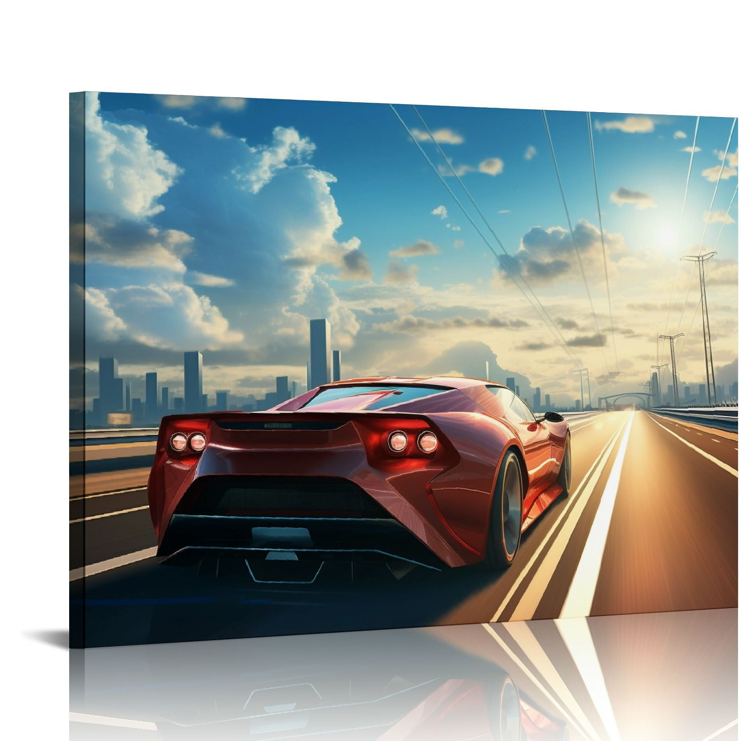 Lingy Mclaren Poster Mclaren Senna Super Car Posters Sports Car Canvas ...