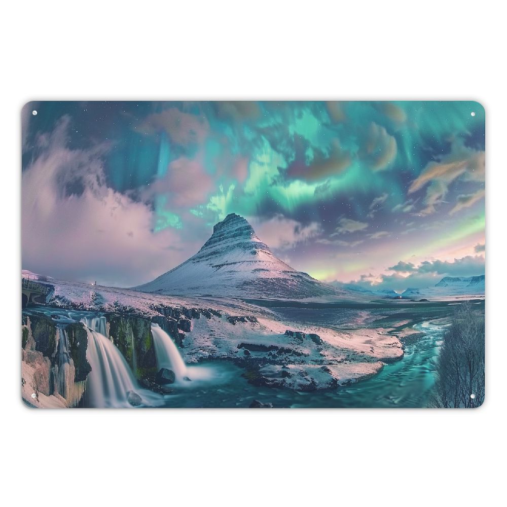 Lingy Metal Art Painting 12*8in Wall Decor for Living Room Bedroom ...