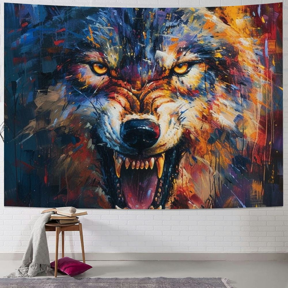 Lingy The Hungry Appearance of the Wolf Searching for Food, The Fierce ...