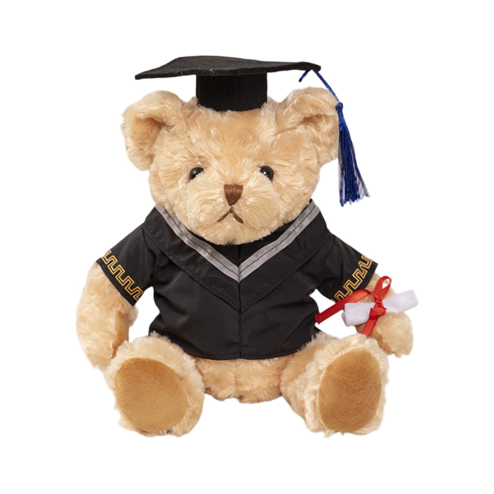 Linisme Graduation Teddy Bear Plush Toys, 9.84" Gray Collar Teddy Bear ...