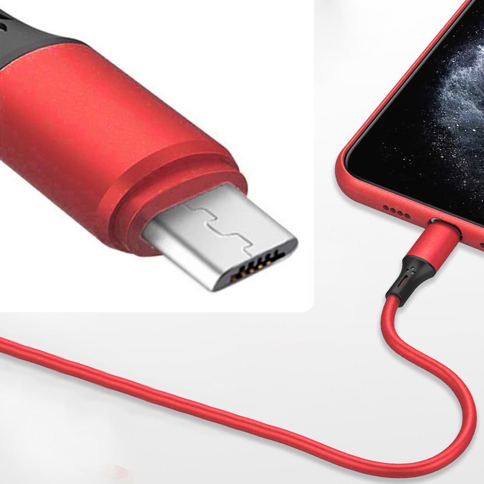 Linjieee 1.8m Silicone Data Cable Mobile Phone Color Fast Charging Line ...