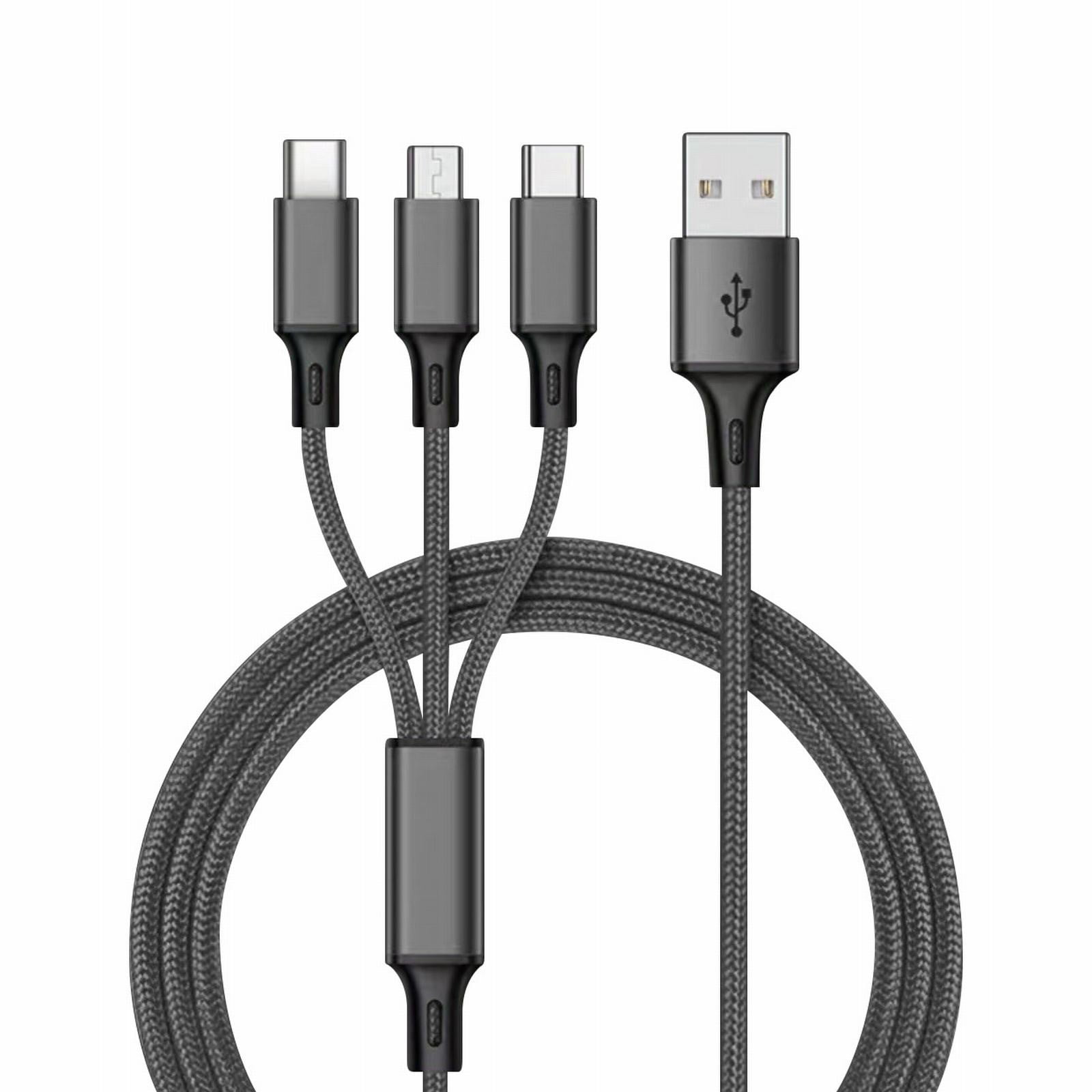 Linjieee 3in1 Fast USB Charging Cable Universal Multi Function Cell ...