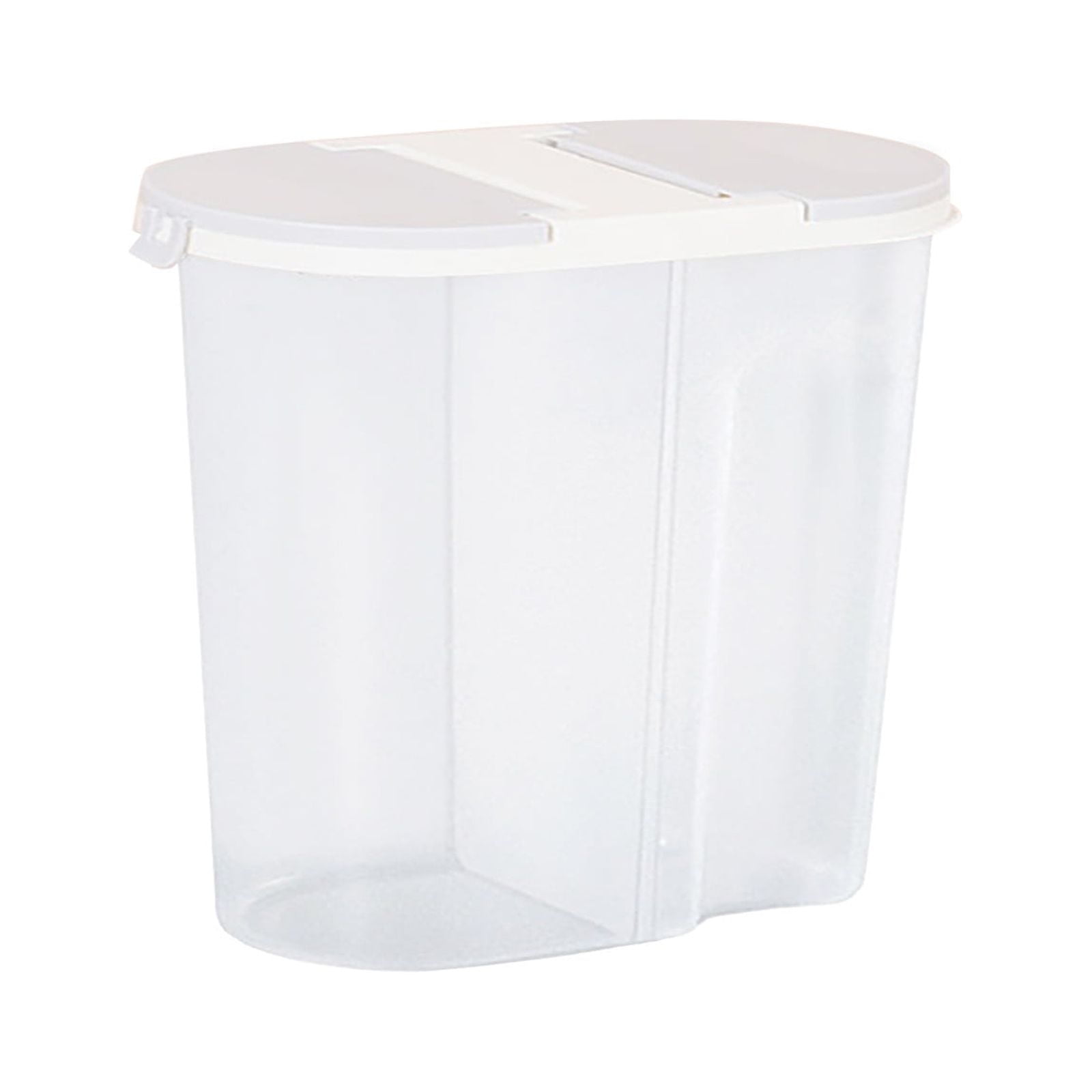 Linjieee Clear Canister Rice Smell Proof Containers Closed Capacity ...