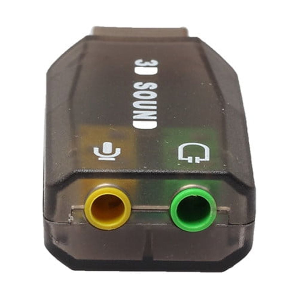 Linjieee Audio Adapter 3D Sound card 5.1 USB To 3.5mm mic headphone ...