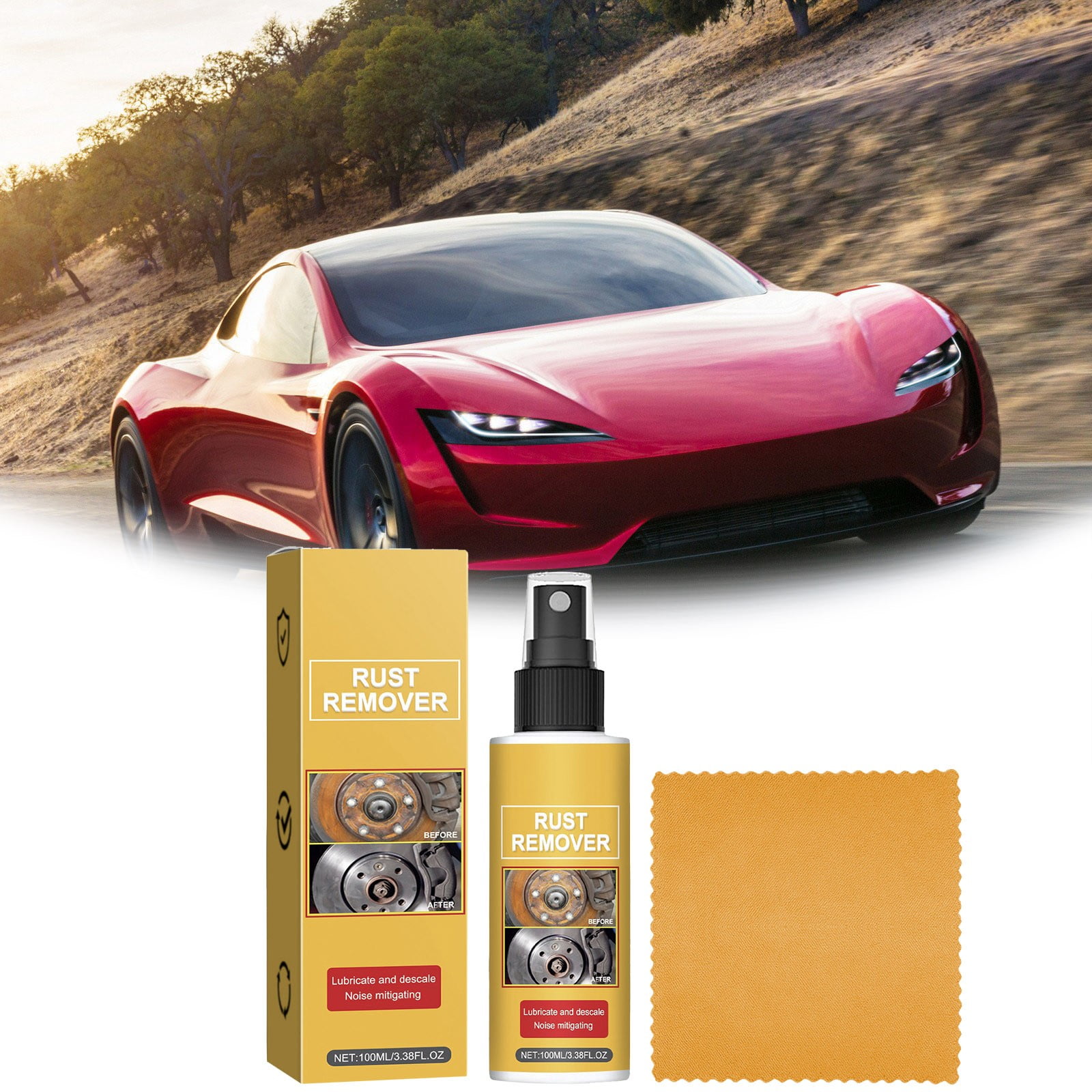 Linjieee Automotive Metal Powder Remover Automotive Cleaning Prevention ...