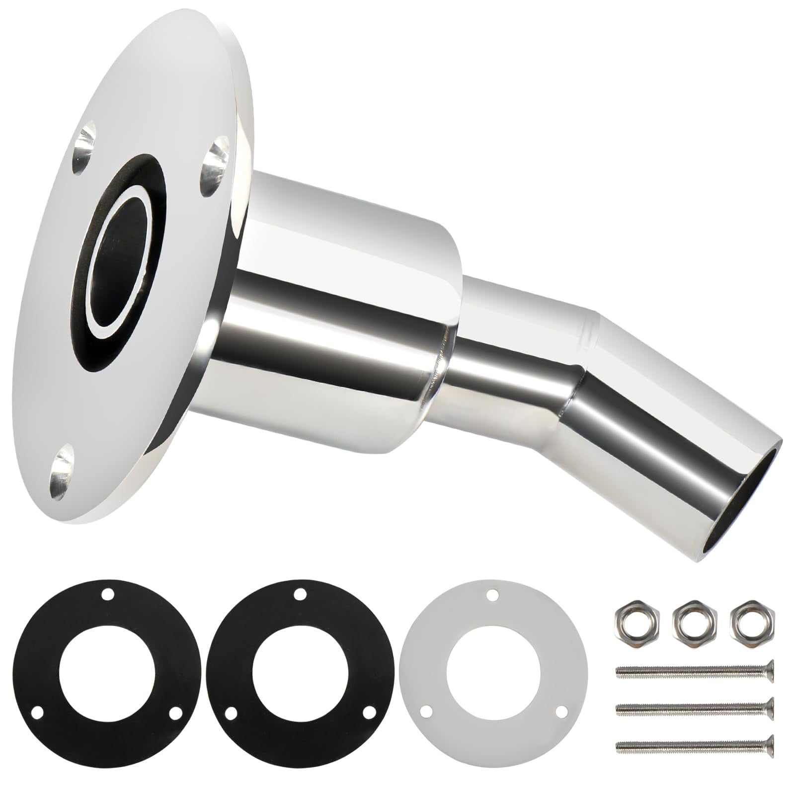 Linjieee Car Fix Book Stainless Steel Straight Thruhull Exhaust Skin ...