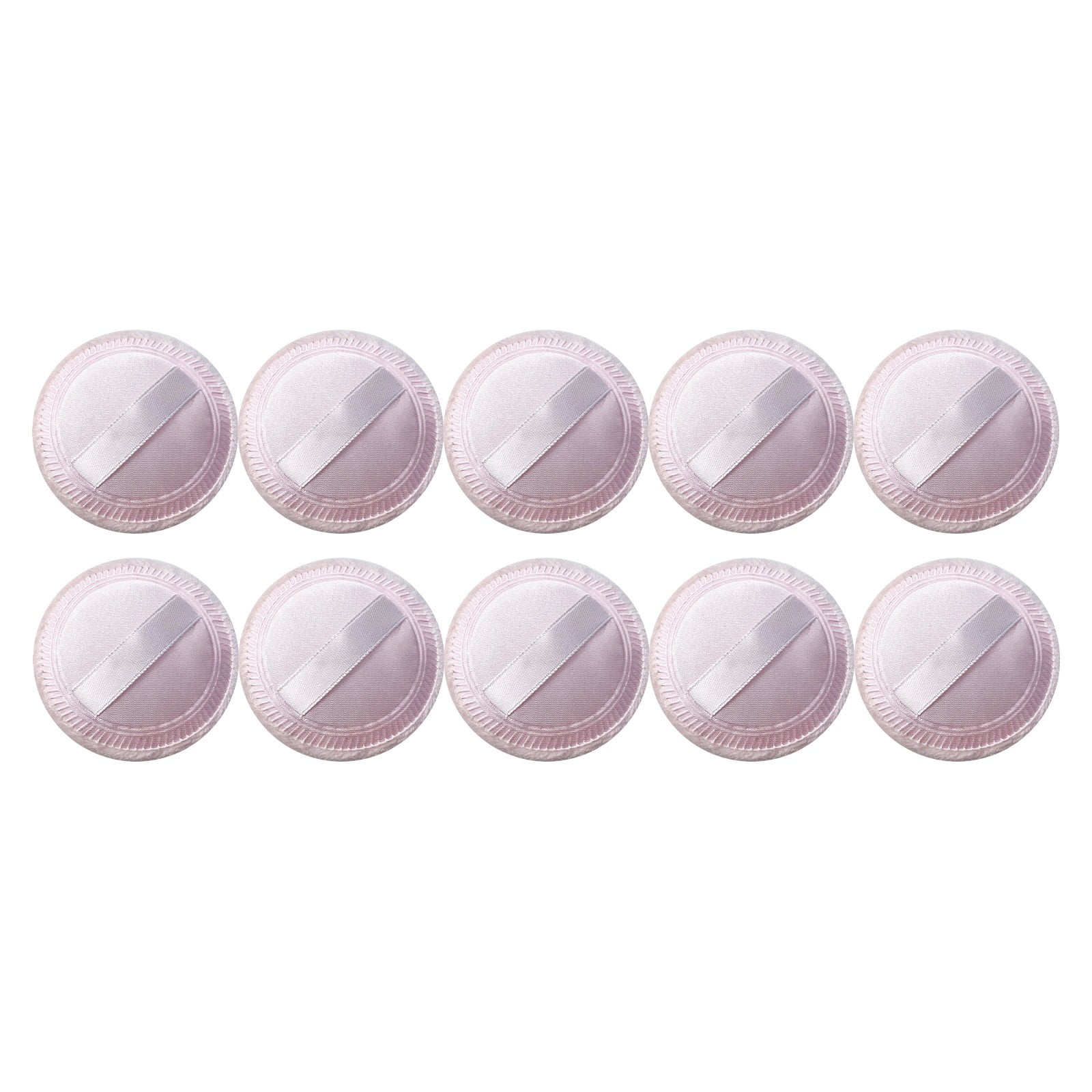 Linjieee Compact Puff Flip 10 Pack Powder Puff Cotton Cosmetic Powder Makeup Puffs Pads Makeup