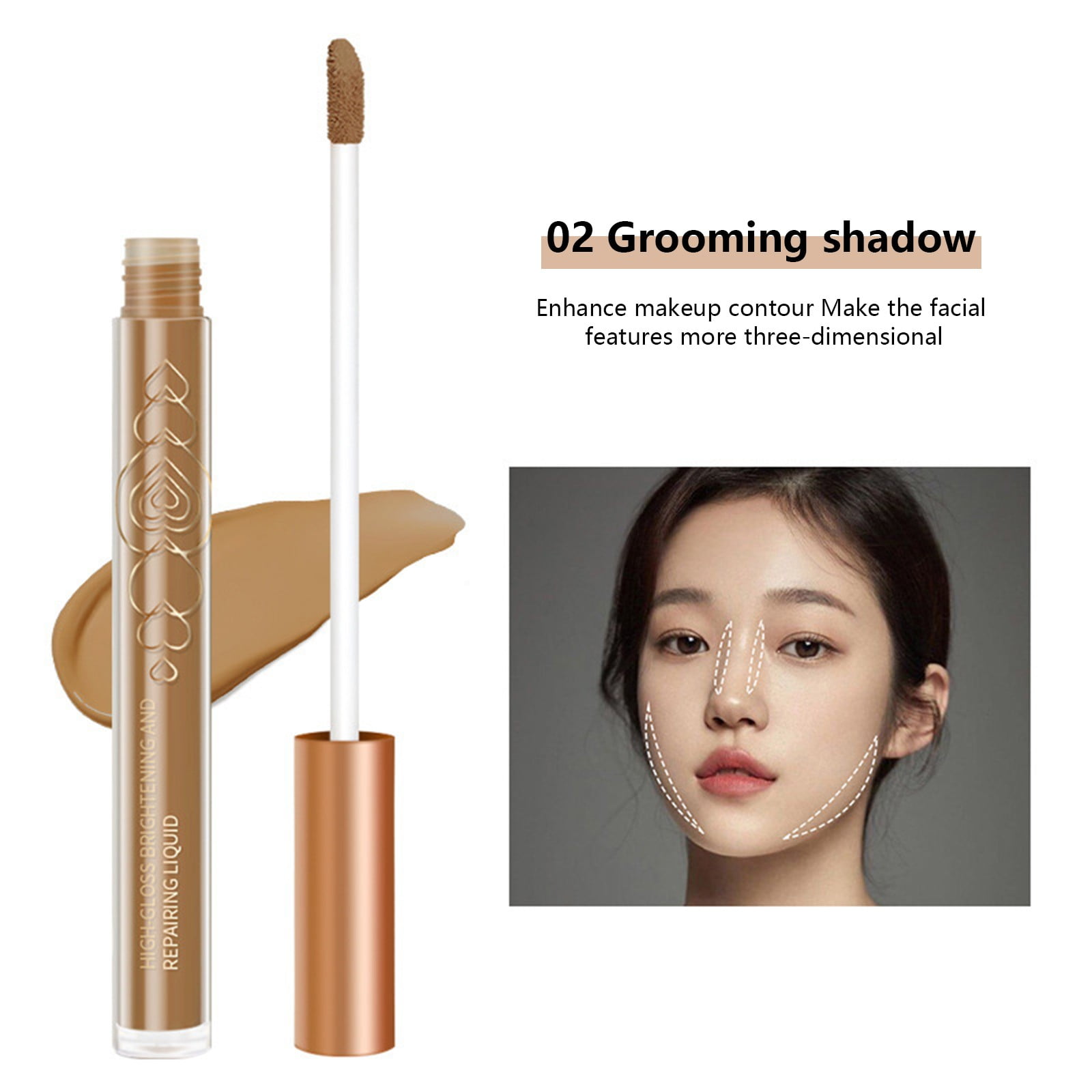 Linjieee Concealer Clothes Sticker Base Creams Not Easy To Remove