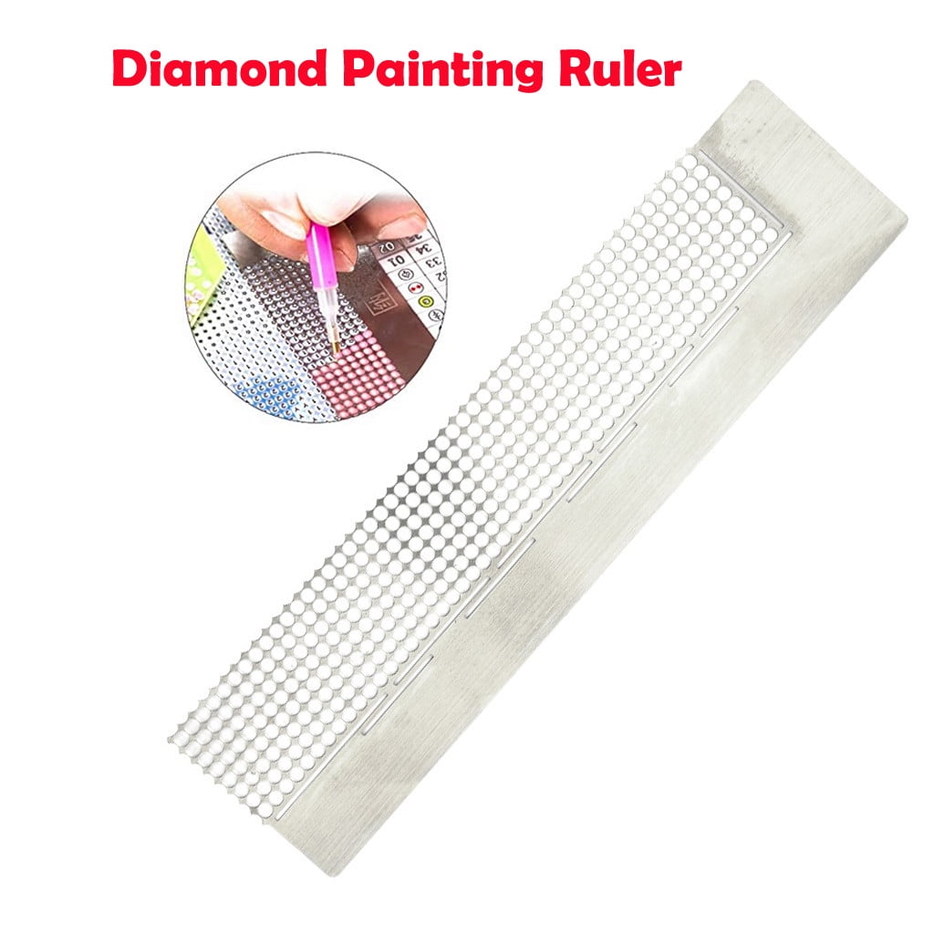 DIY Diamond Ruler 400 Holes Stick Drilling Painting Accessories 5D ...