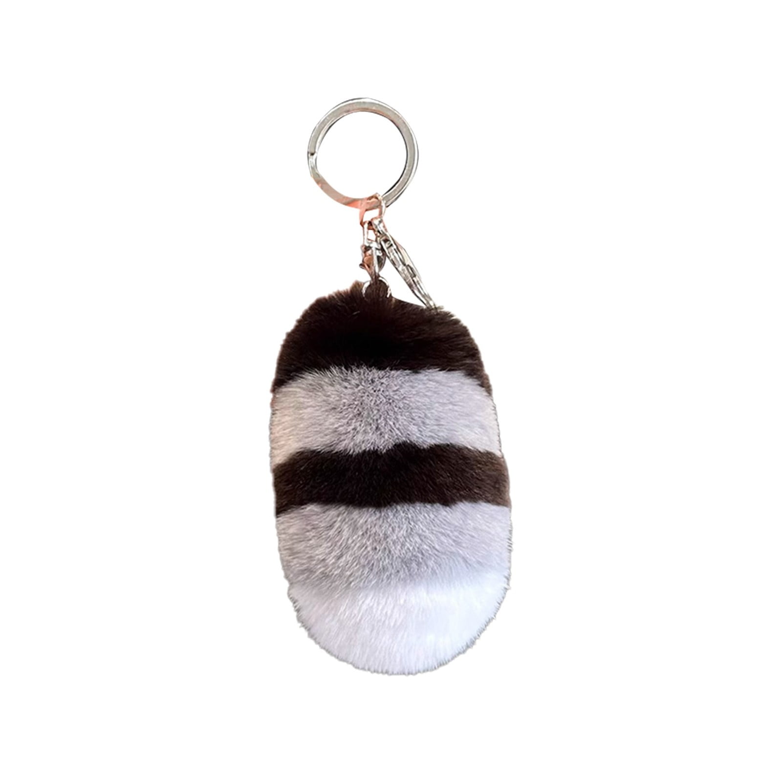 Linjieee Little Tail Cute Real Rabbit Plush Doll Charm Car Keychain Bag ... Linjieee Little Tail Cute Real Rabbit Plush Doll Charm Car Keychain Bag ...