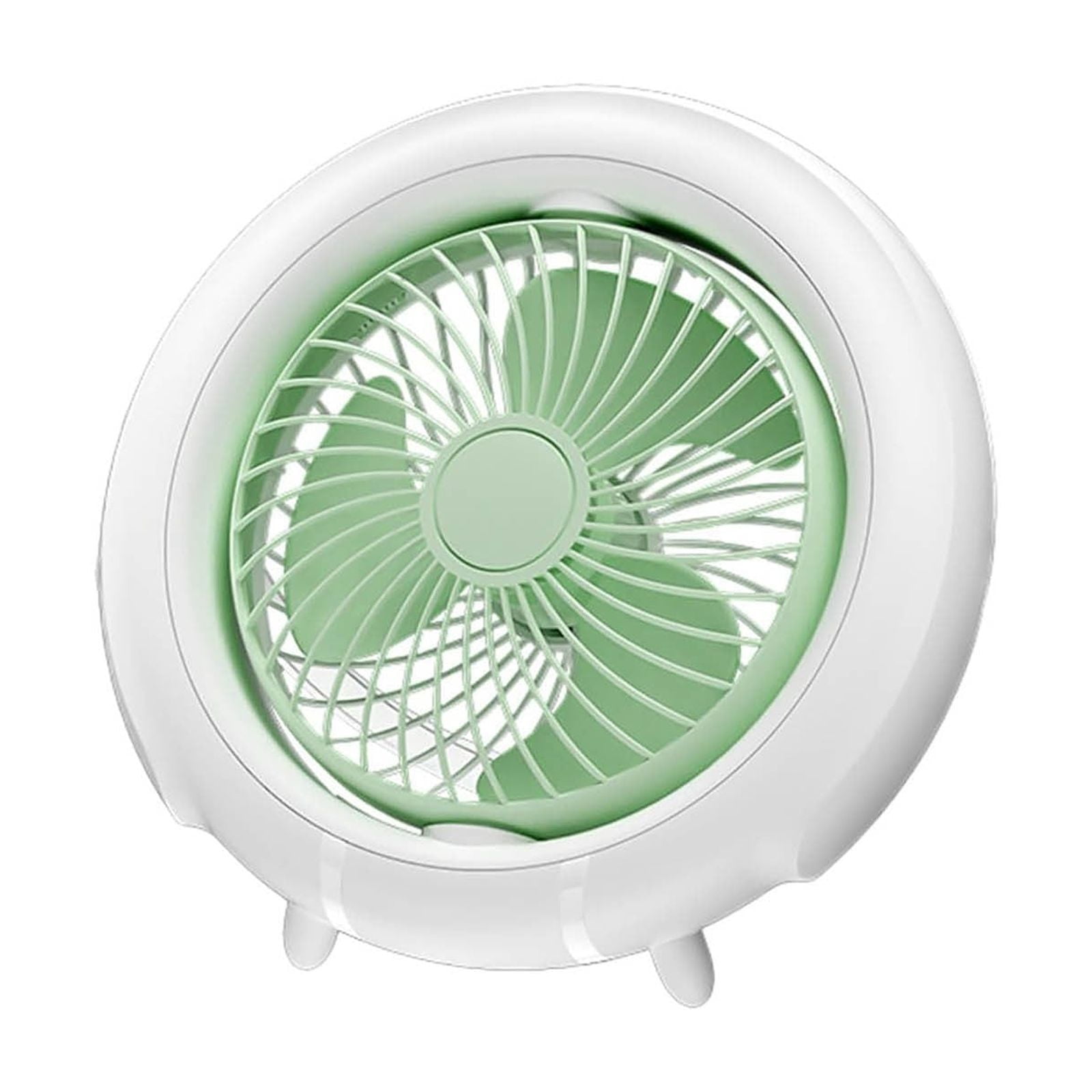 Linjieee Portable Ceiling Fan Plug in 12v Ceiling Fan With Lights ...