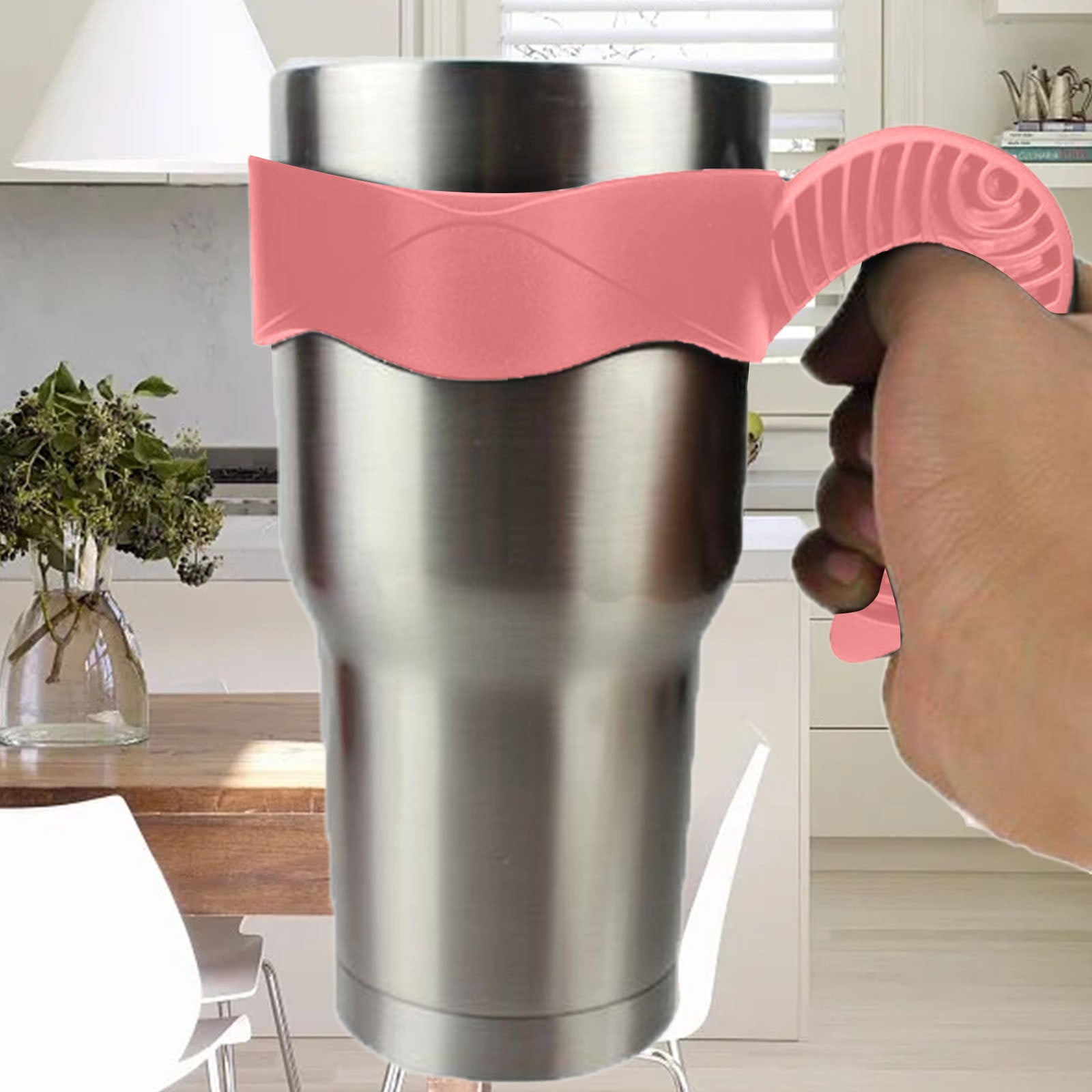 Linjieee Thick Glass Drinking Glasses With Handles Double Glass Coffee Cup Thermal Cup Glass