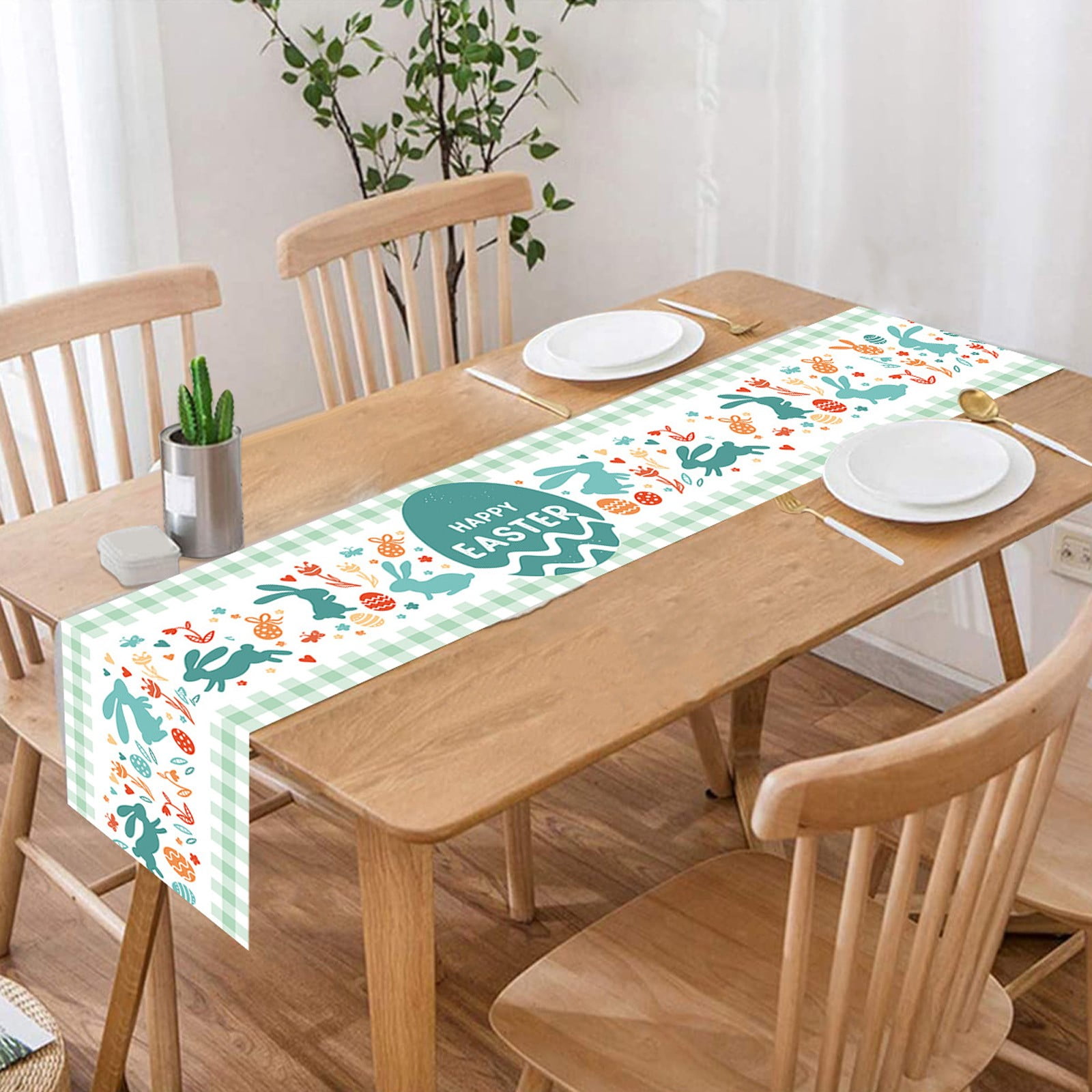 Linjieee round Table Christmas 2024 Easter Tablecloth Flags Festive ... Linjieee round Table Christmas 2024 Easter Tablecloth Flags Festive ...