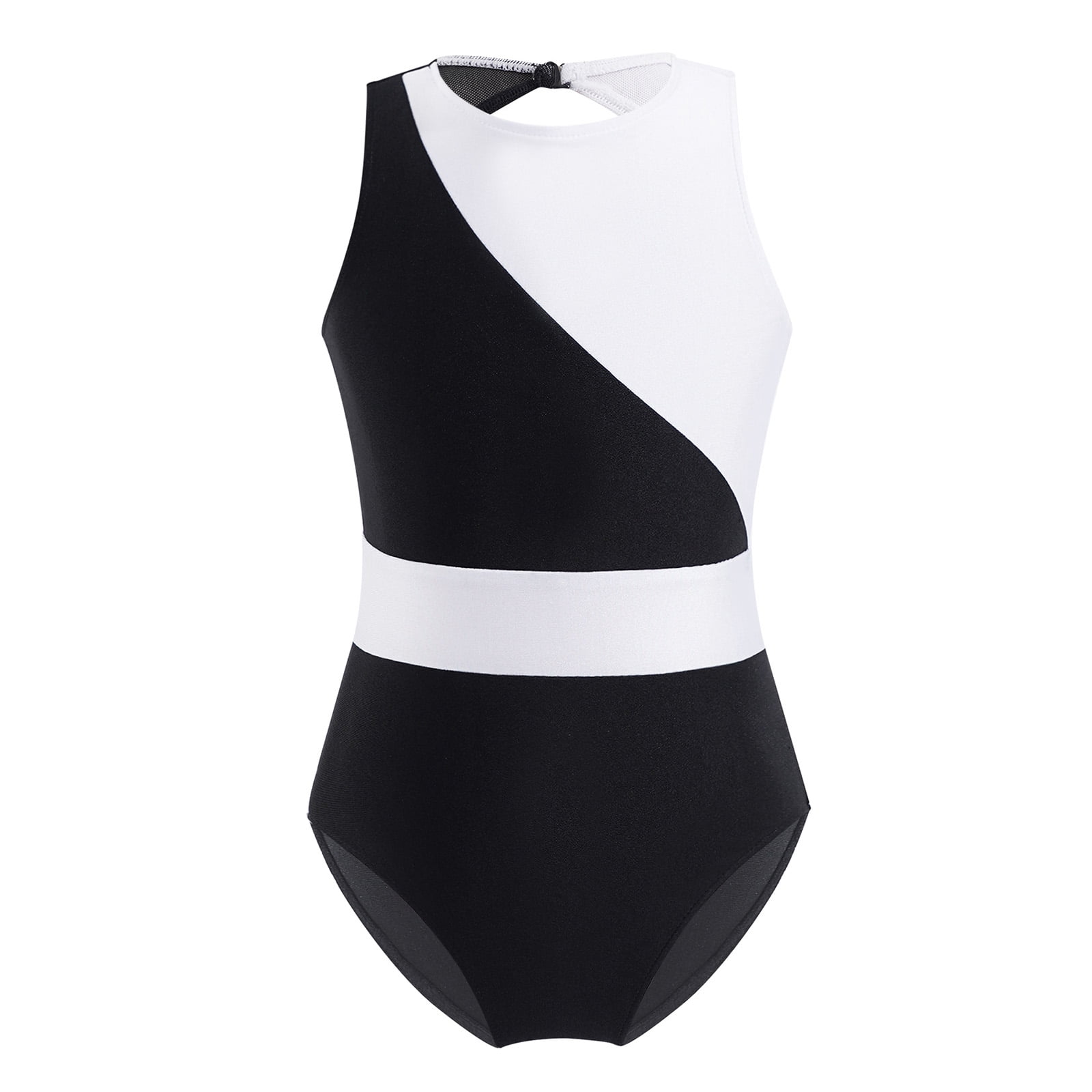 Linjinx Girls Kids Gymnastics Leotards Ballet Swimwear Youth One-piece ...