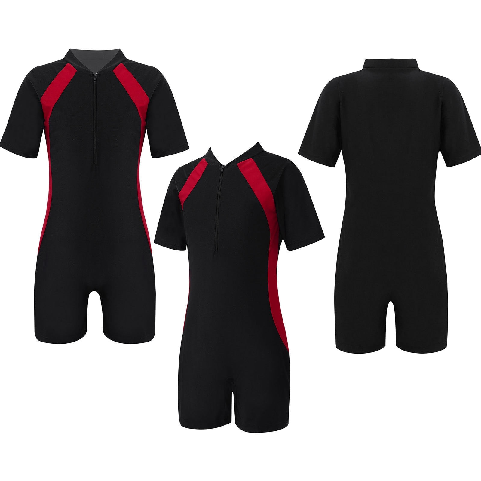 Linjinx Kids Boys Girls One Piece Swimsuits Rushguard Wetsuits Bathing ...