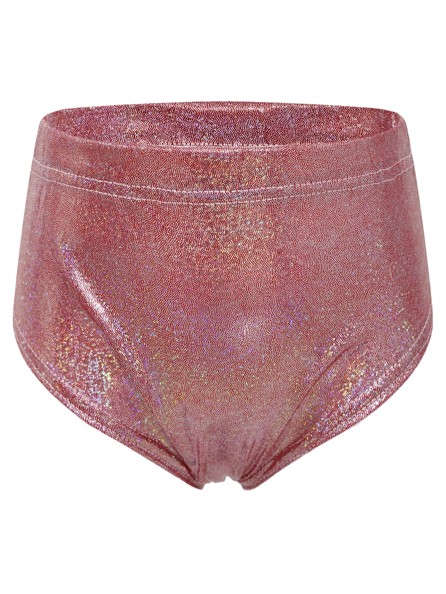 Linjinx Kids Girls Shiny Dance Briefs Stage Performance Cheerleading ...