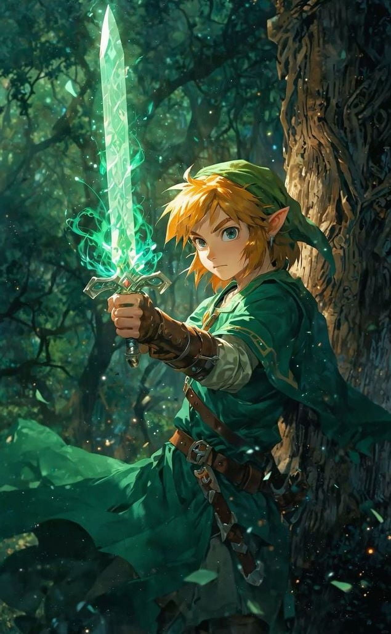 Link And zelda Diamond Painting Kits for Adults, 12x16 Inch DIY Paint ...