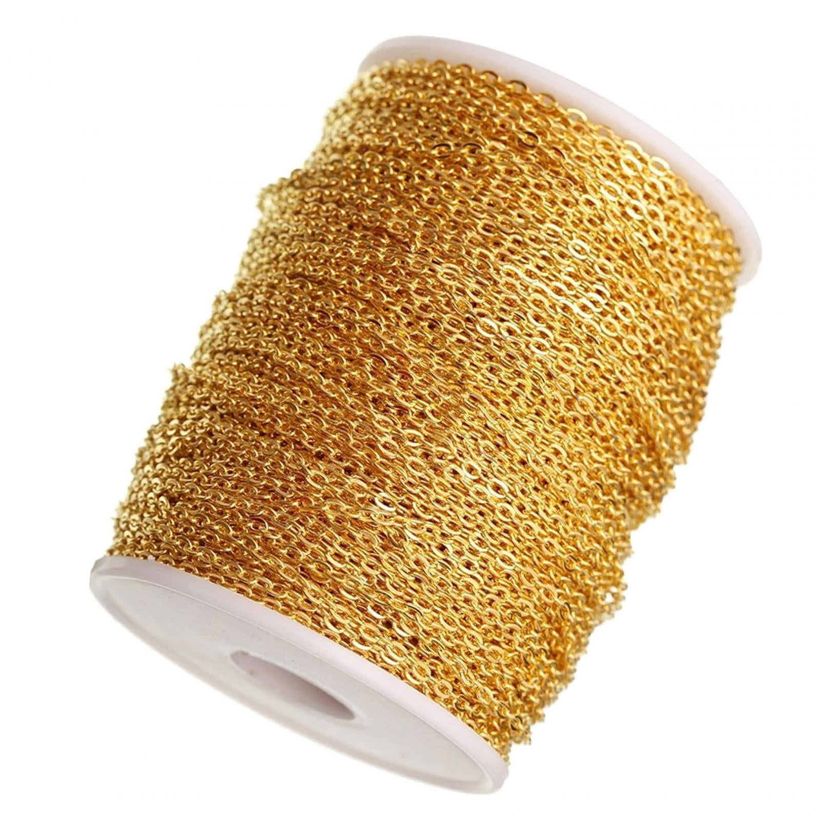 Link Cable Chain, Jewelry Chains 16.4ft DIY Crafts Iron Extension ...