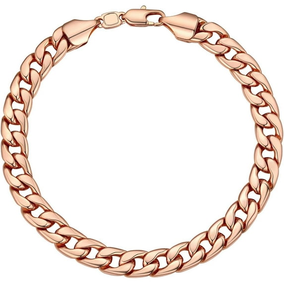 Link Chain Bracelet for Men Stainless Steel, Cuban Link/Figaro Chain ...