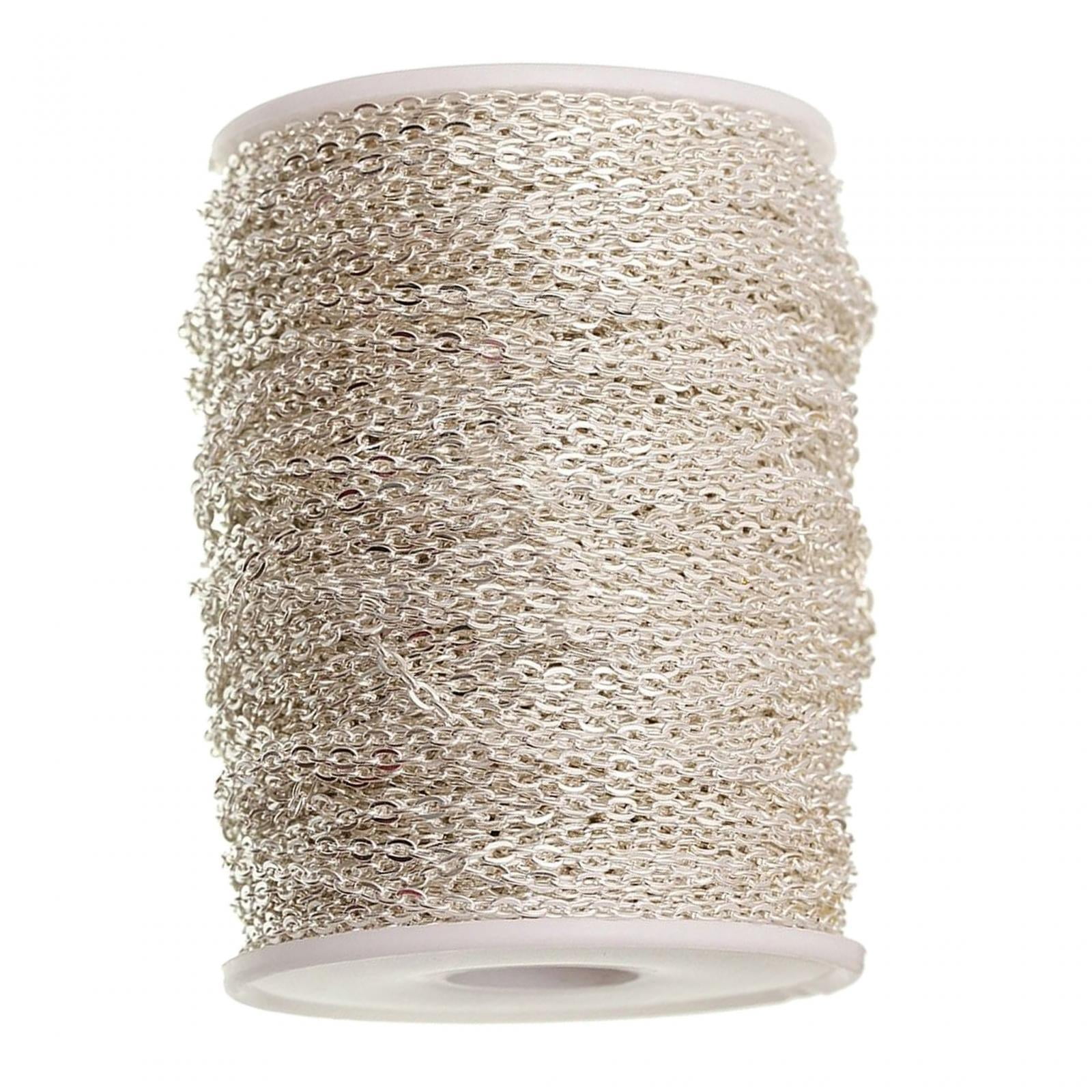 Link Chain, Necklace Chains 5M Iron Components Extension DIY Crafts ...